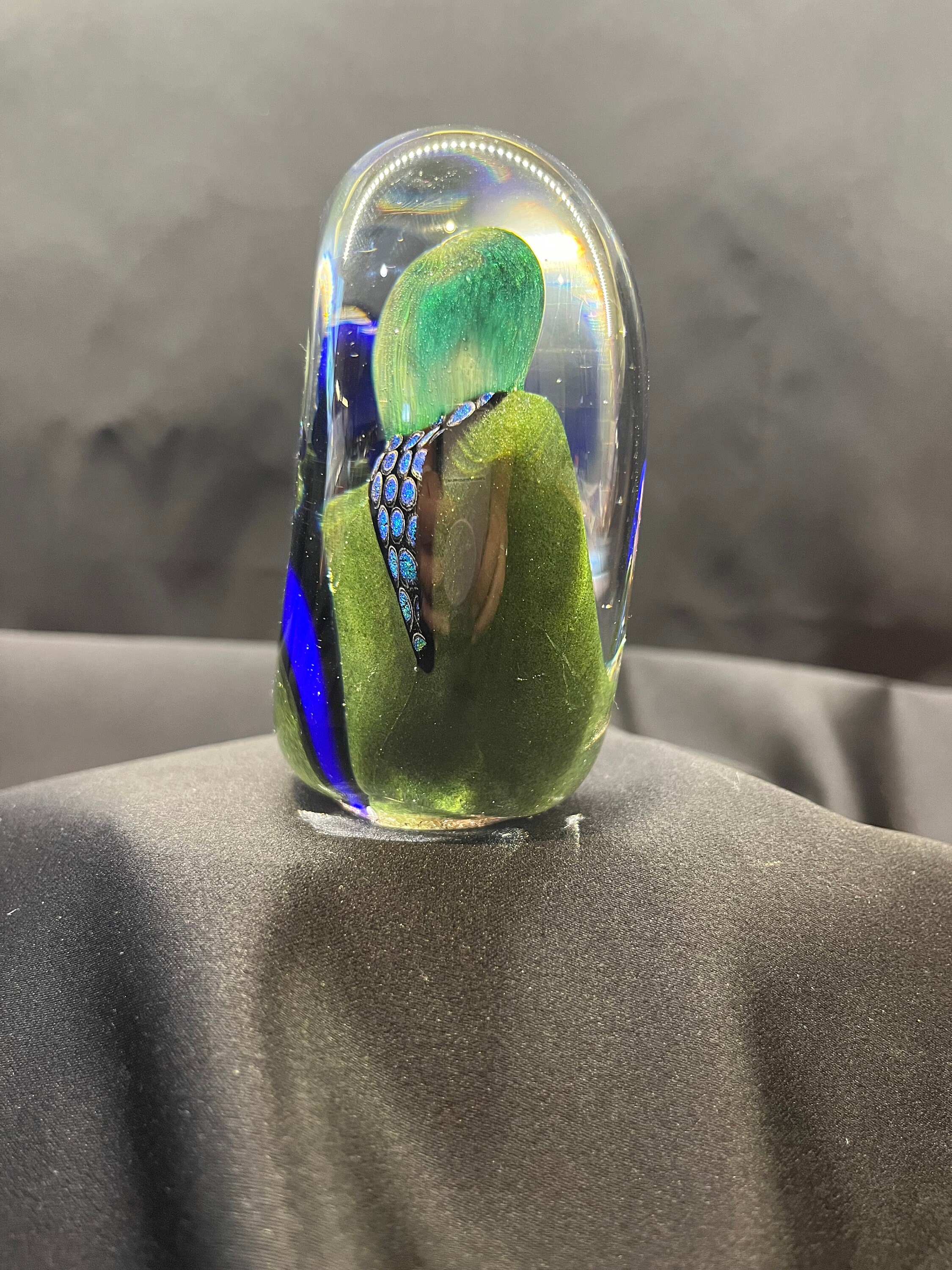 Signed Collette Fortin Studio Art Glass Underwater Reef Scene - Etsy