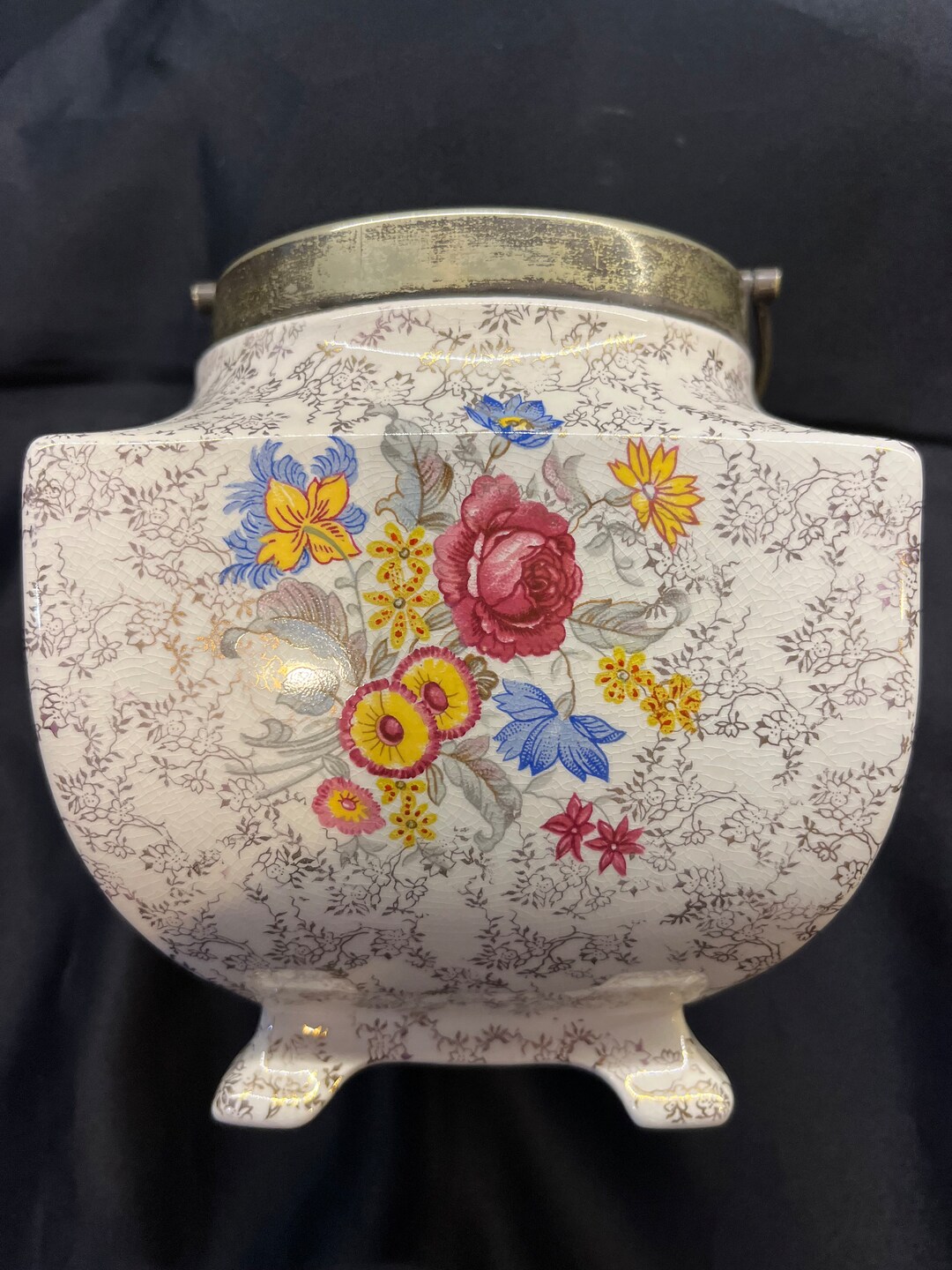 Sandland Ware Biscuit Barrel Jar Lancaster England Hanley 1940’s - Etsy