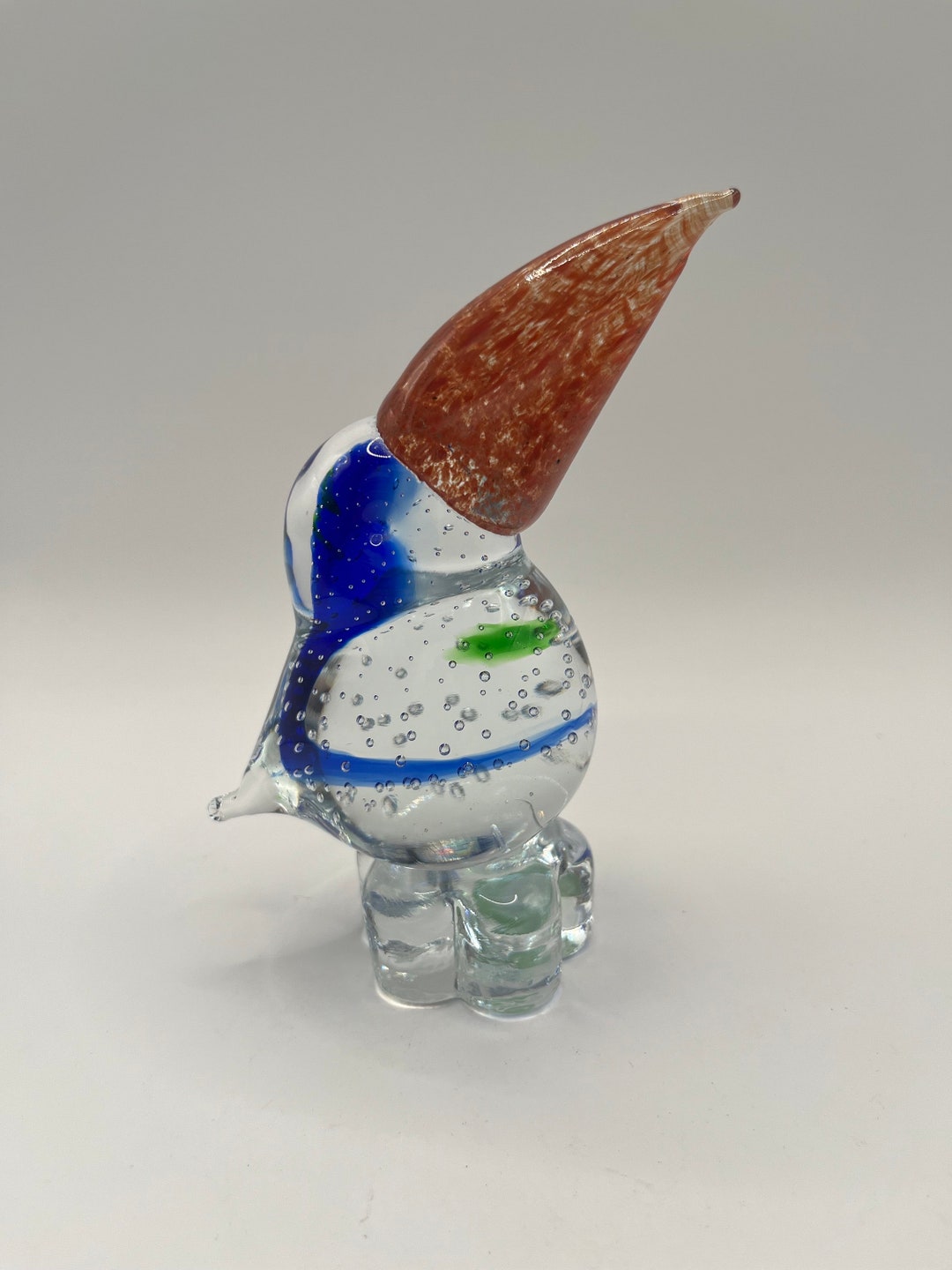 Art Glass Toucan Macaw Parrot Figure - Etsy