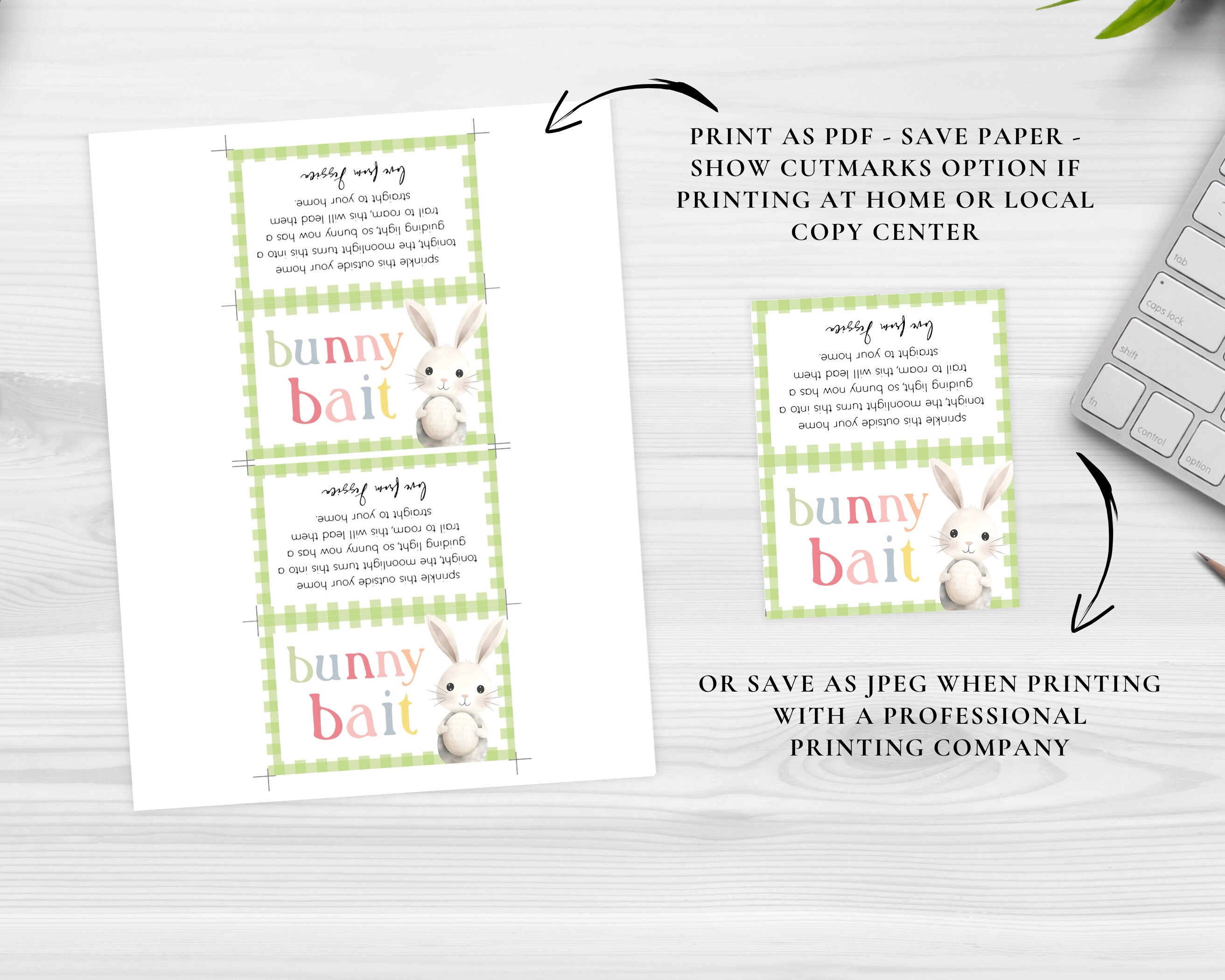 Printable Easter Treat Bag Toppers, Bunny Bait Toppers, Easter Bag ...
