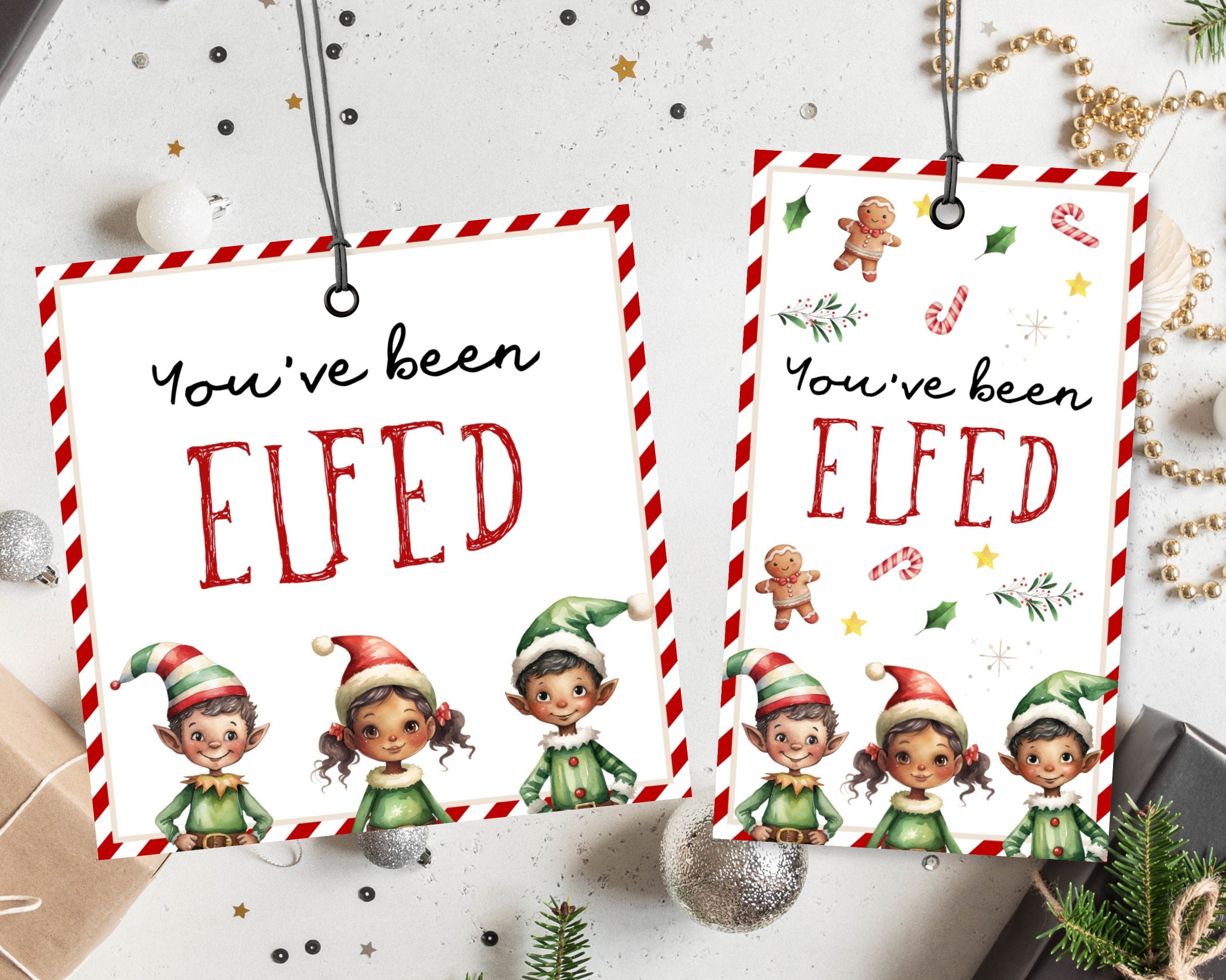 You've Been Elfed Christmas Activity Kit, Elf Sign, Elfed Game ...