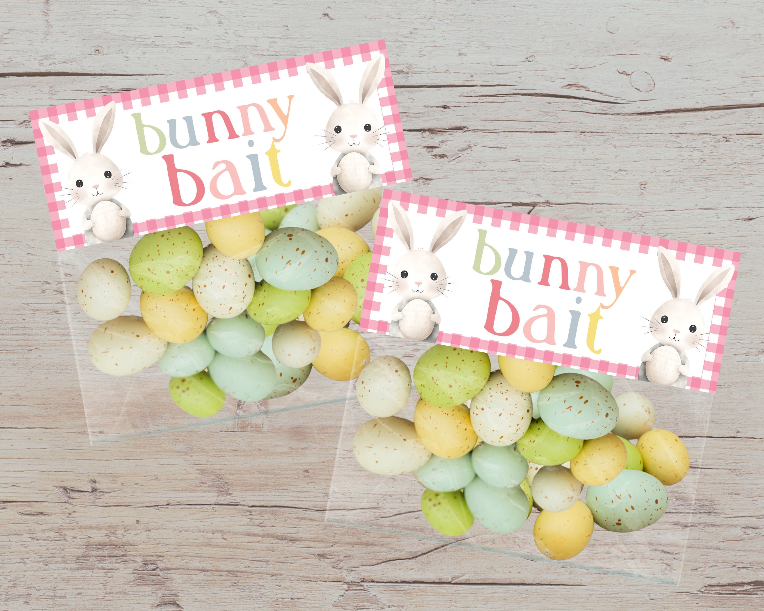Printable Easter Treat Bag Toppers, Bunny Bait Toppers, Easter Bag ...