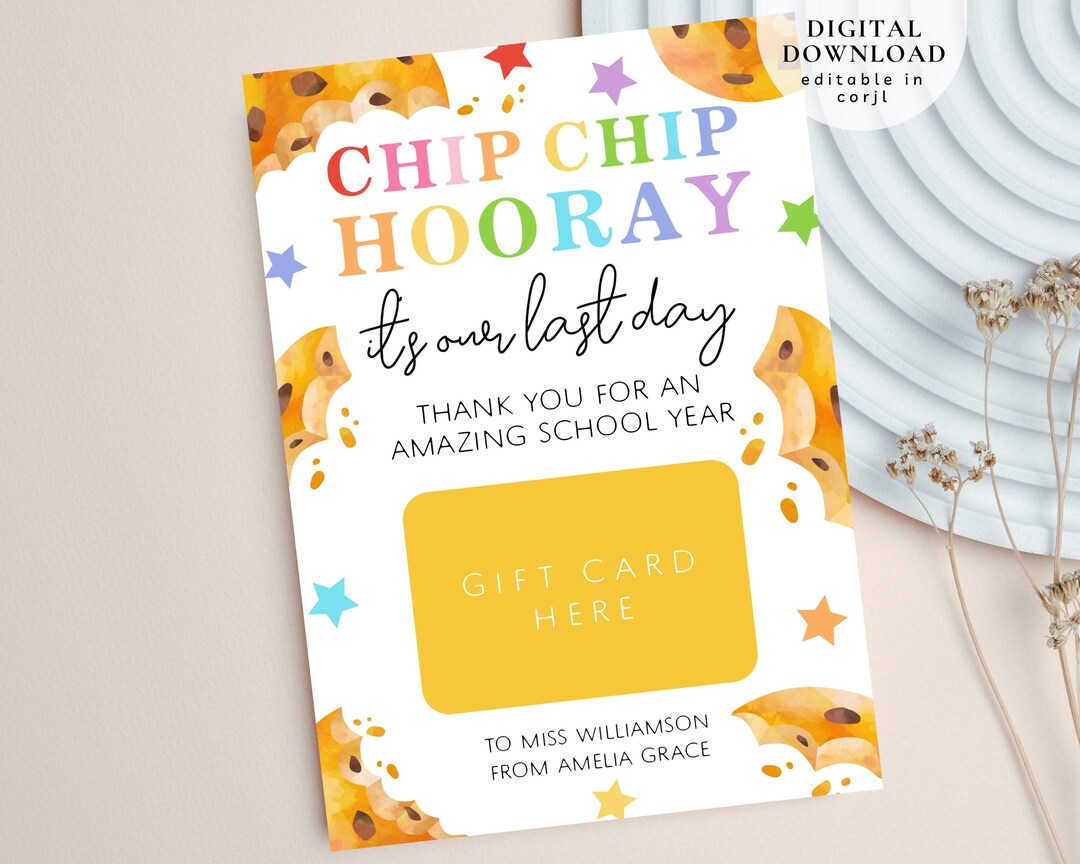 Teacher Appreciation Gift Card Holder, School Gift Card Holder, Last ...