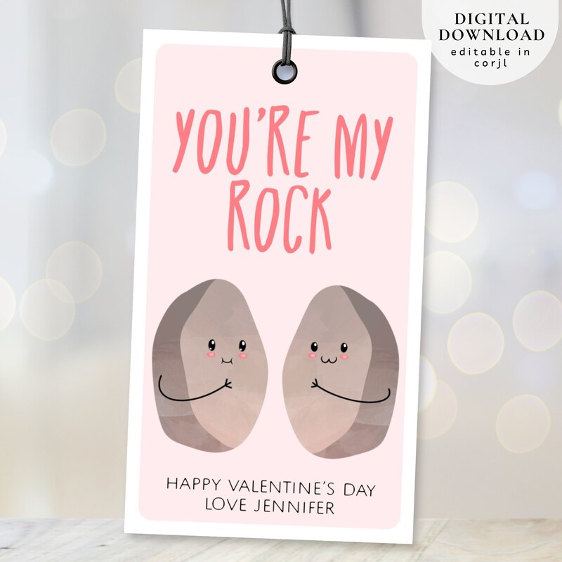 You Rock Valentine - Etsy
