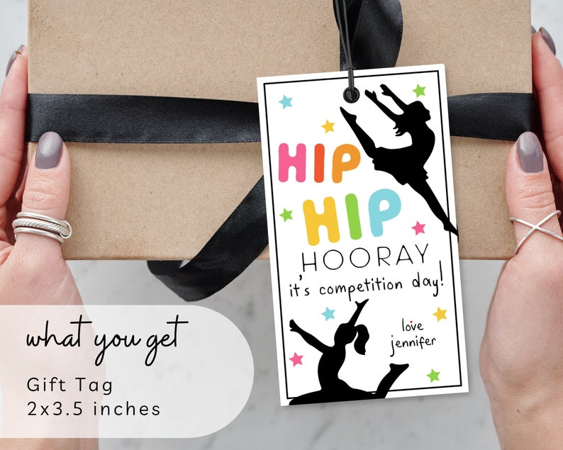 Printable Dance Gift Tag, Gift Ideas for Dancers, Dance Team Tag, Dance ...