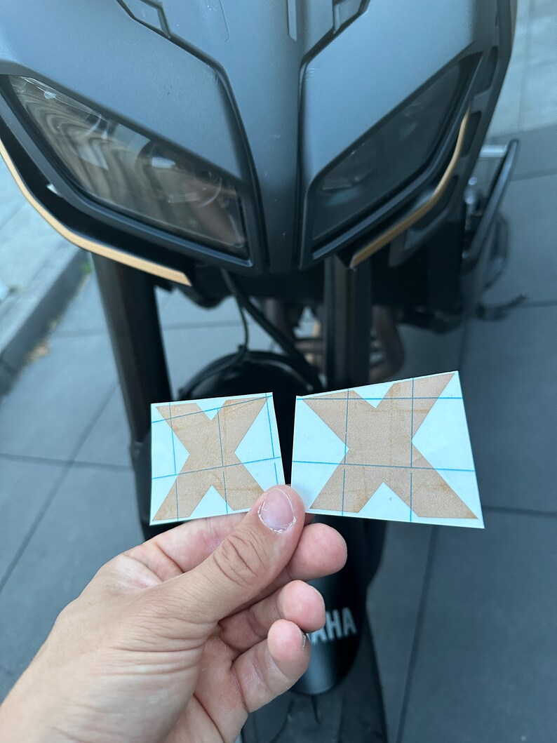 Yamaha MT09 Sticker Headlight X Sticker - Etsy