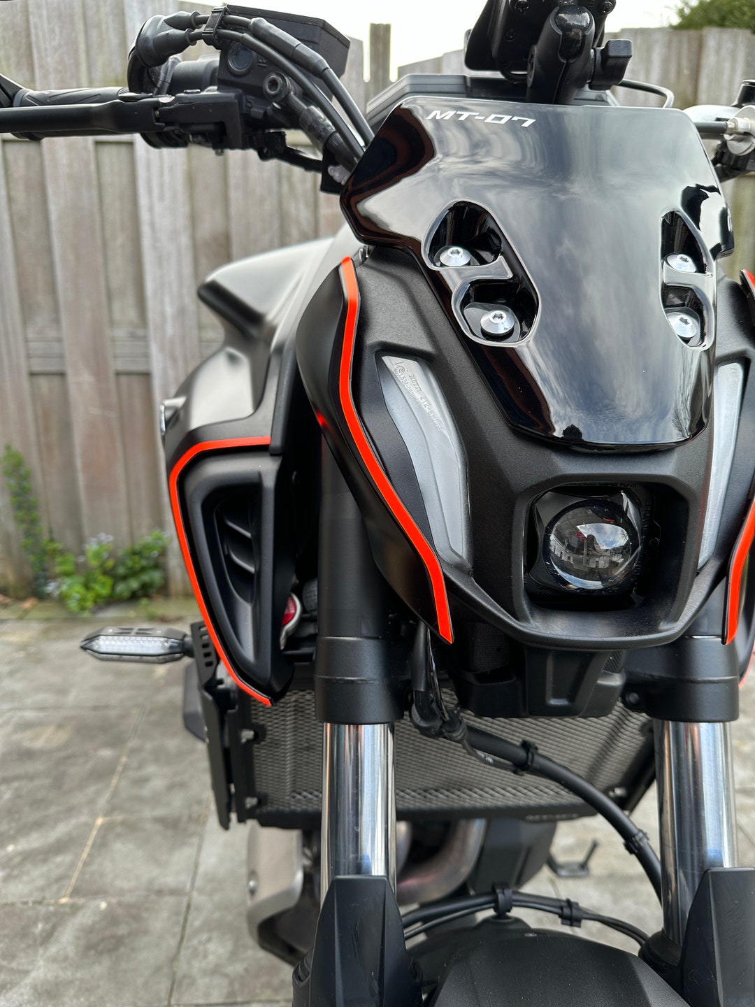 Yamaha MT07 Sticker Air Scoop + Headlight Sticker Set (>2021) - Etsy