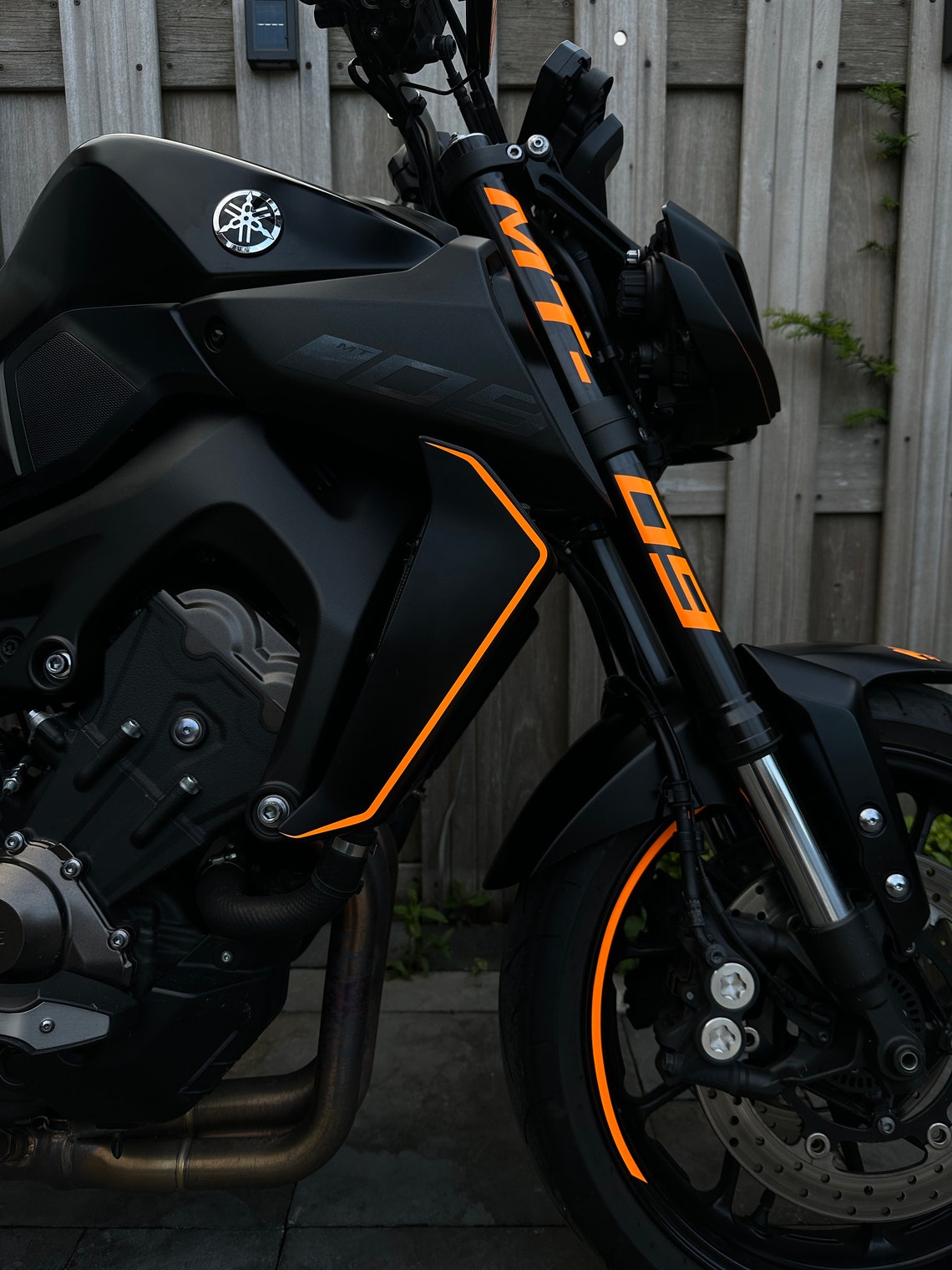 Yamaha MT09 Sticker Radiator Side Cover Sticker - Etsy