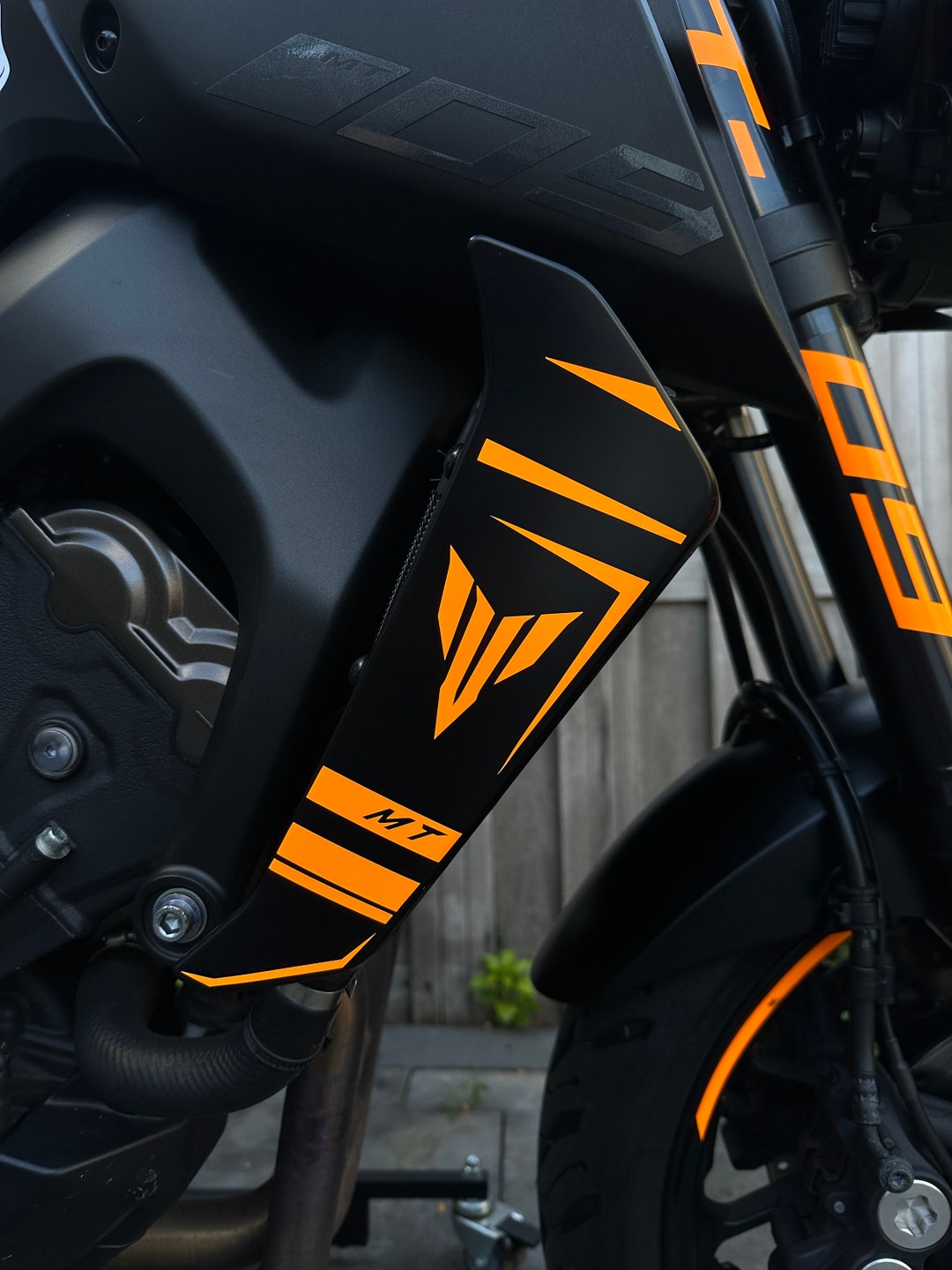 Yamaha MT09 Sticker Radiator Side Cover Sticker - Etsy