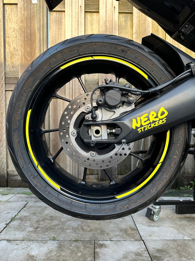Motorcycle Wheel Striping Stickers for Wheels Rim Stickers - Etsy
