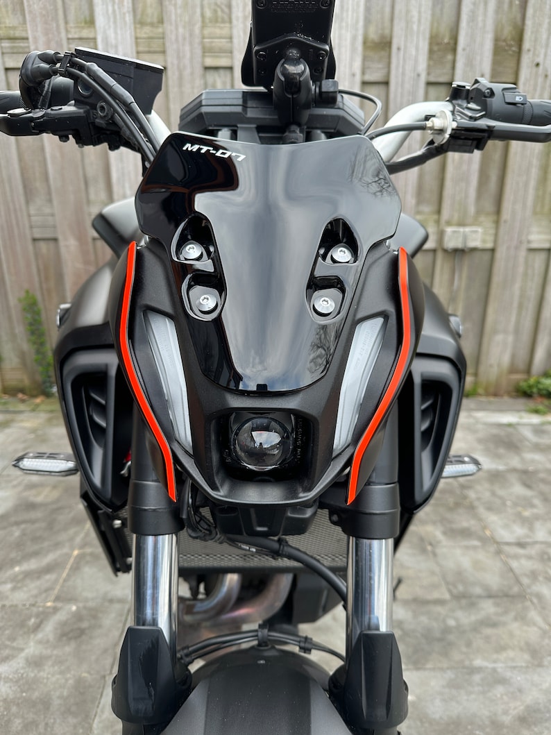 Yamaha MT07 Headlight Panel Sticker (>2021) - Etsy