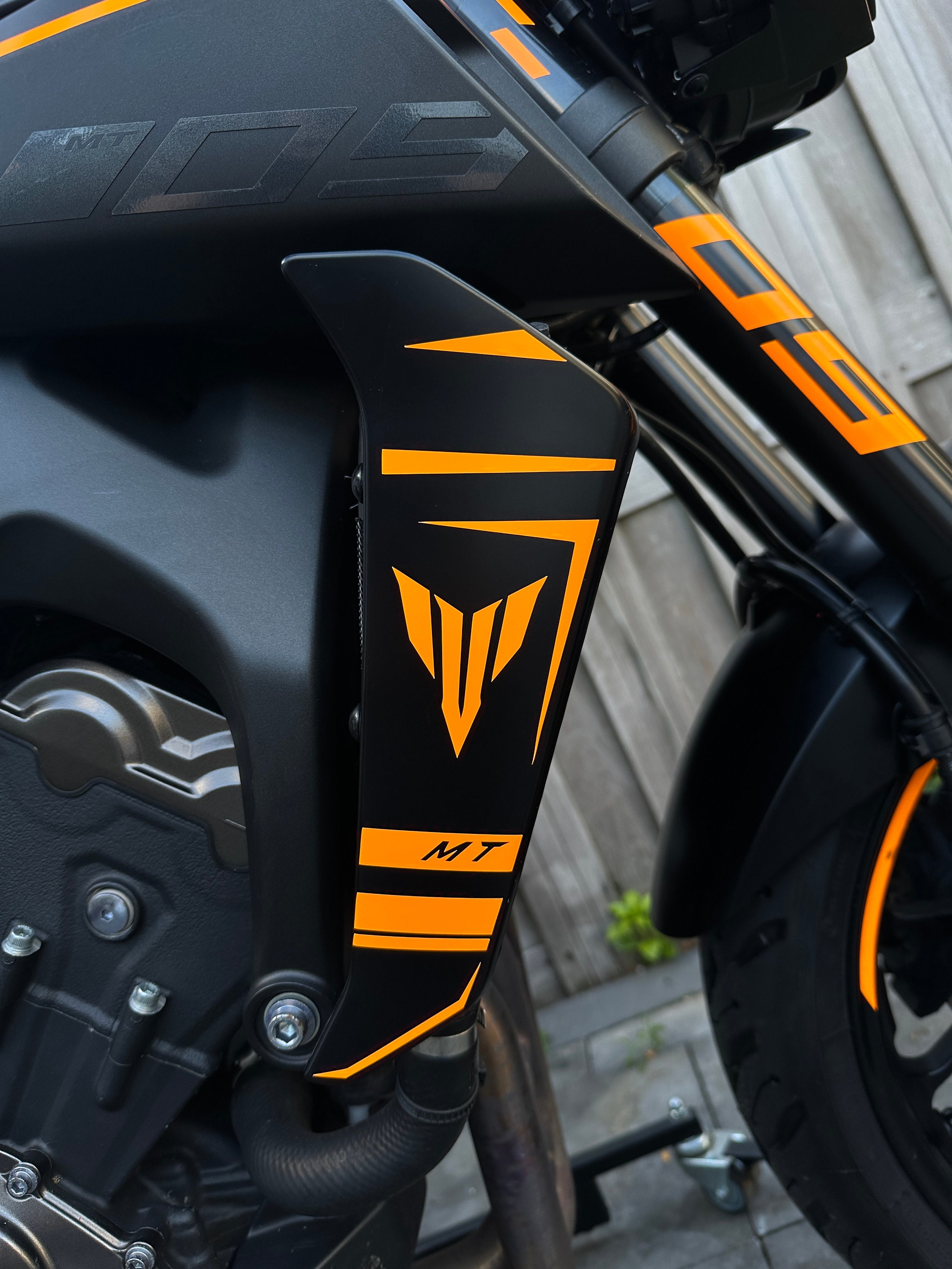 Yamaha MT09 Sticker Radiator Side Cover Sticker - Etsy