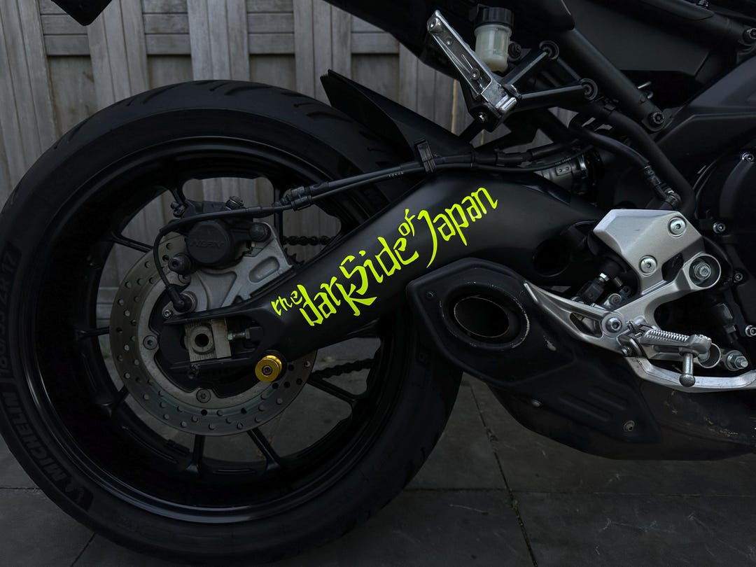 The Dark Side of Japan Sticker 3.0 — Vinyl Motorcycle Decal for Yamaha ...