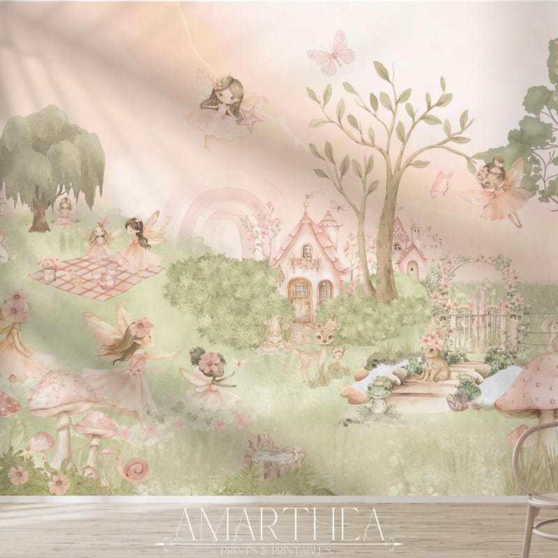 Fairy Wall Mural - Etsy