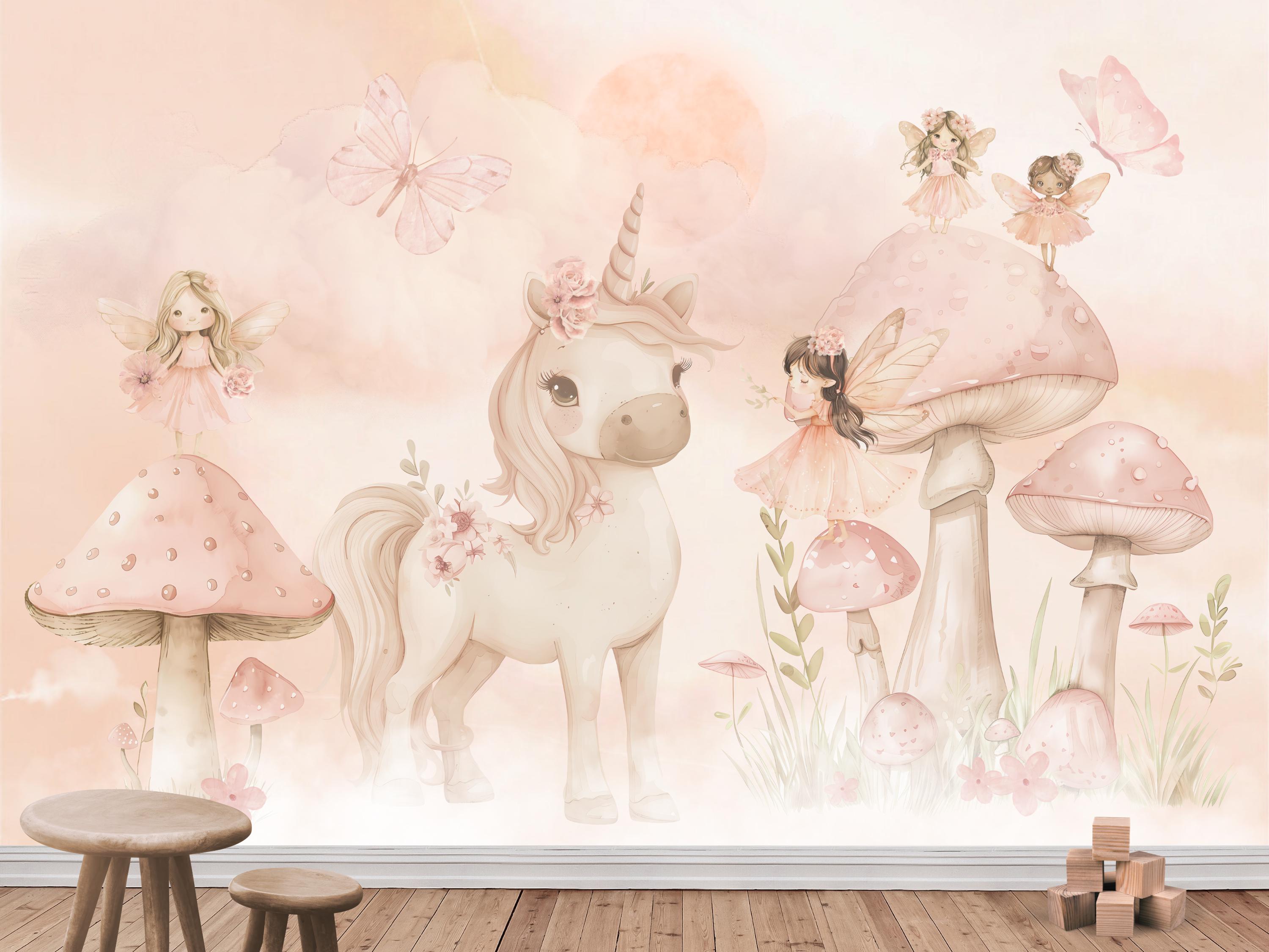 Fairy Wallpaper Fairy Art Print Fairy Wall Art Watercolor Fairy Room ...
