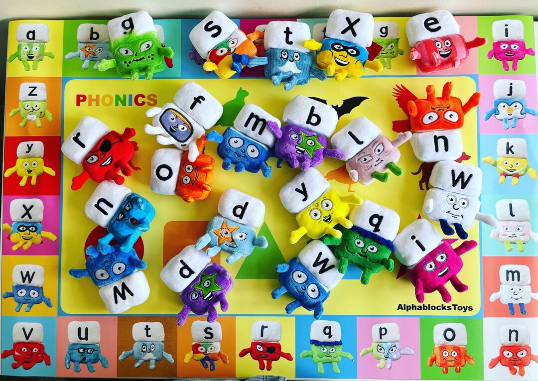 Alphablocks Phonic Plushes - Etsy