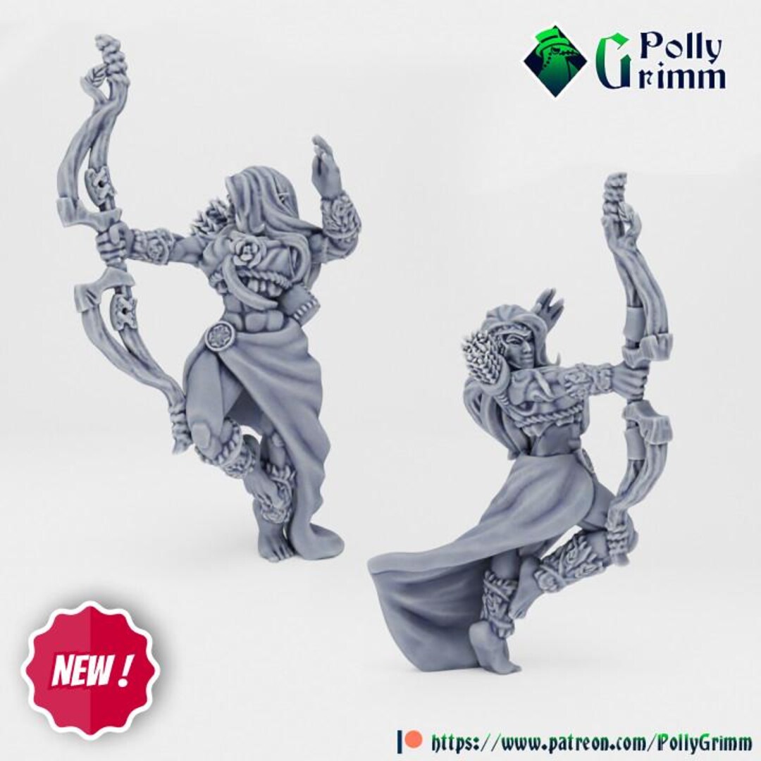 28mm JDR Figure Nymphs Archer Dryad Dnd Pathfinder Thumbnail RPG - Etsy