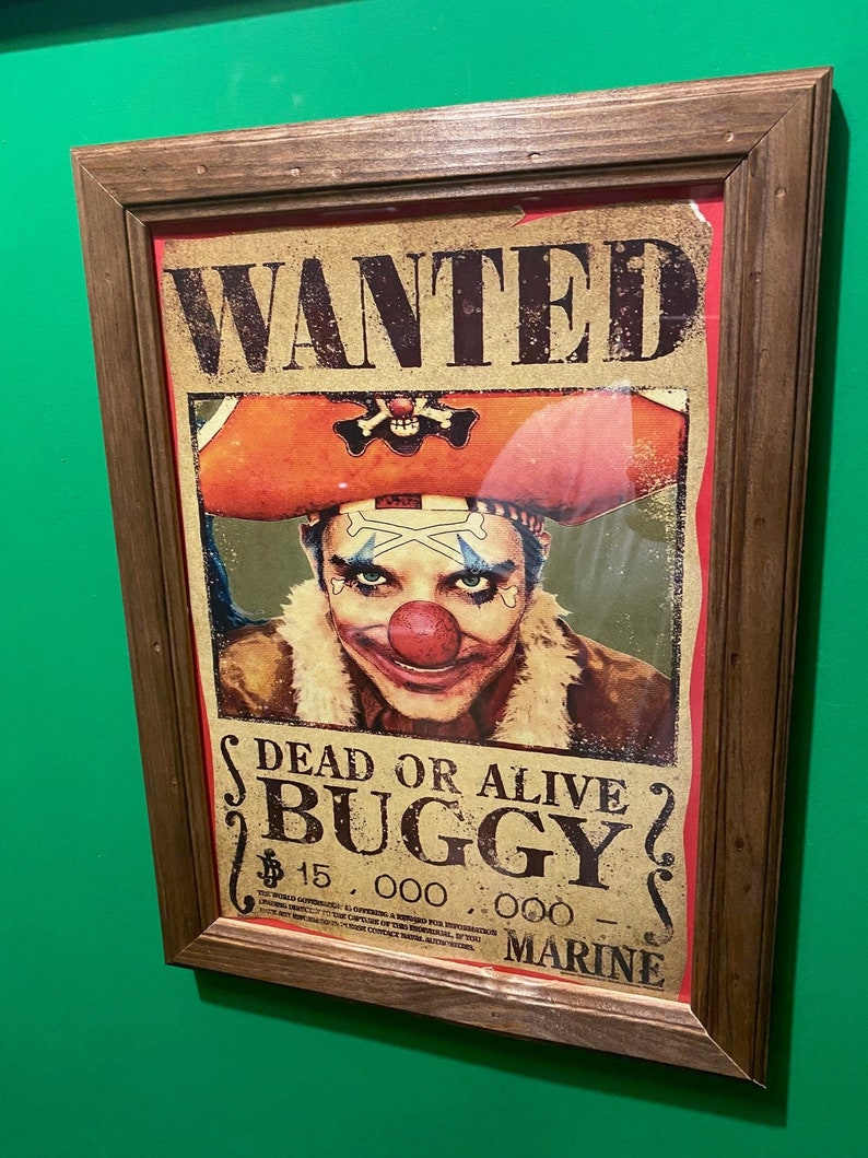ONE PIECE Wanted Monkey D. Luffy / Buggy - Etsy