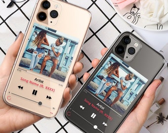 Custom Song Plaque Phone Case Music Album Cover for iPhone 15 Pro, 14 ...