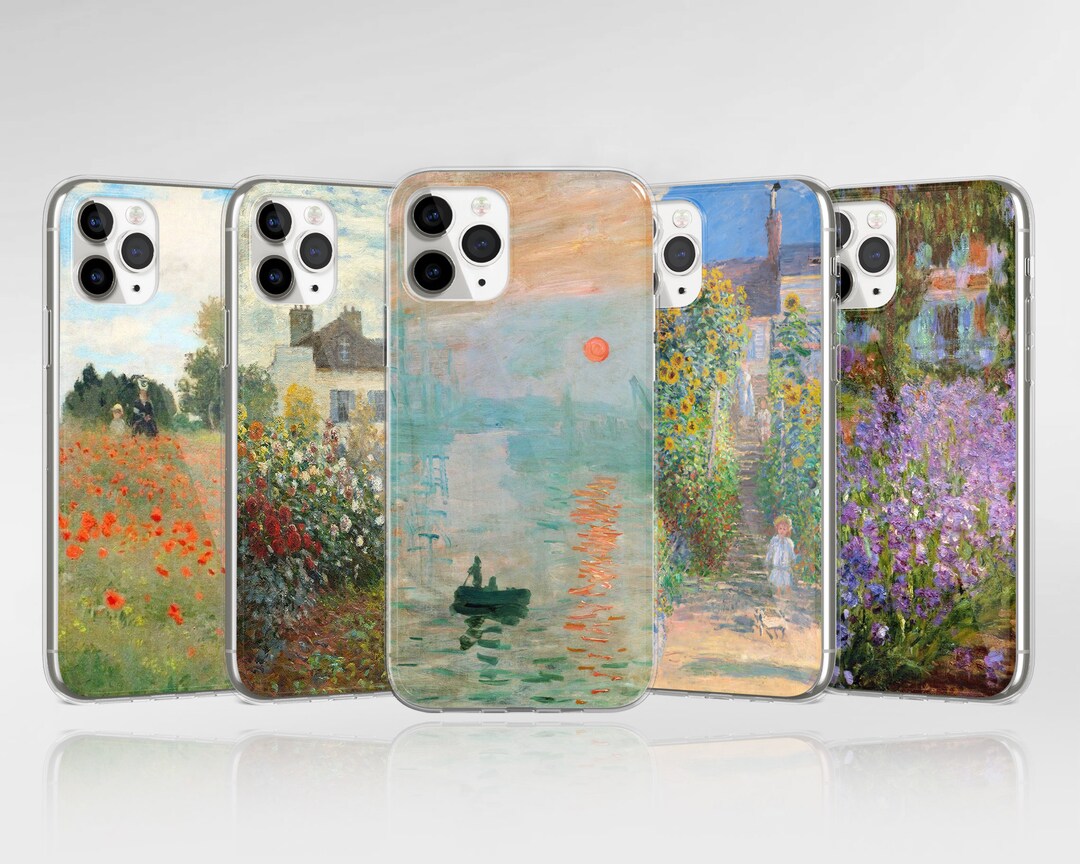 Claude Monet Phone Case Art Painting Cover Fit for iPhone 17 Pro Max ...