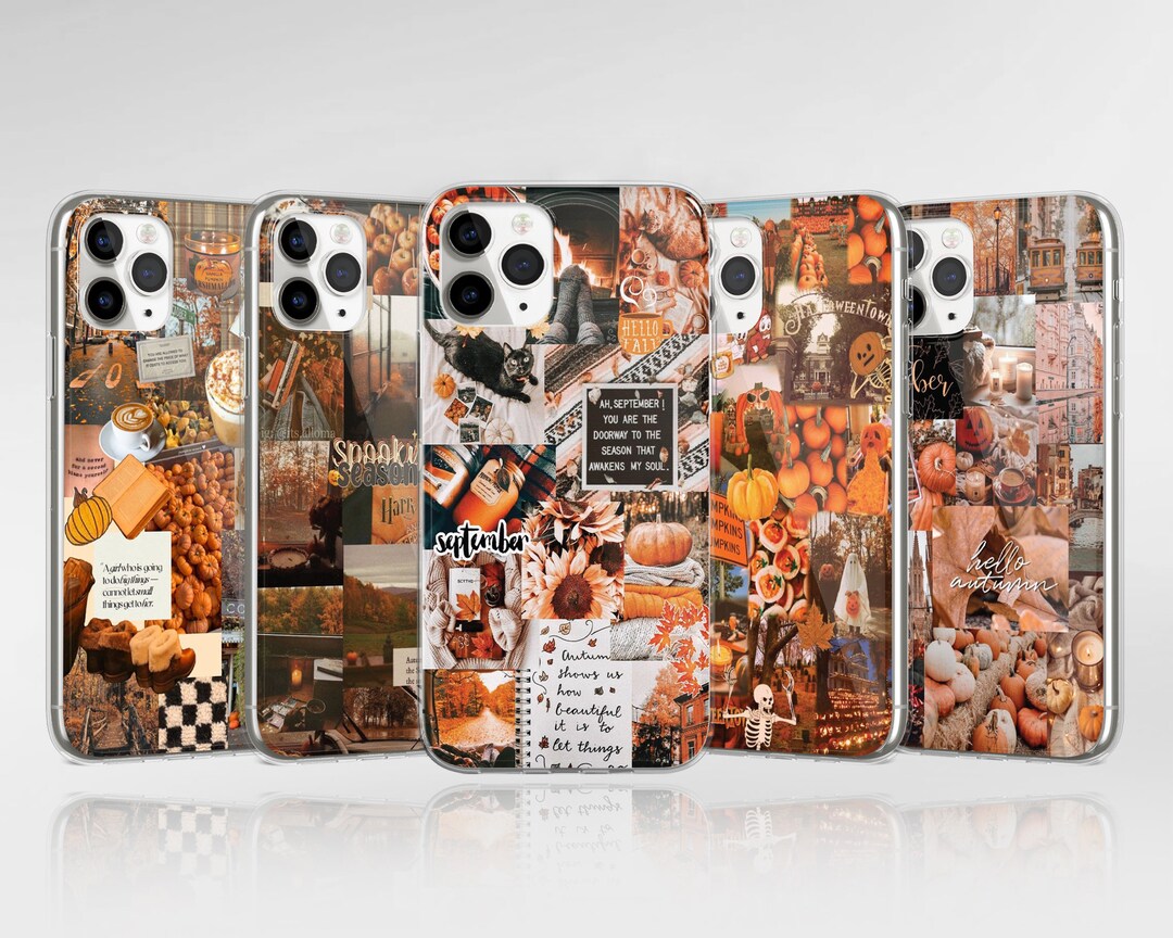 Autumn Fall Phone Case Collage Cover Fit for iPhone 17 Pro Max, 16e, 15 ...