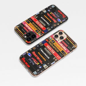 VHS Tape Phone Case Scary Horror Movie Cover Fit for iPhone 17 Pro Max ...