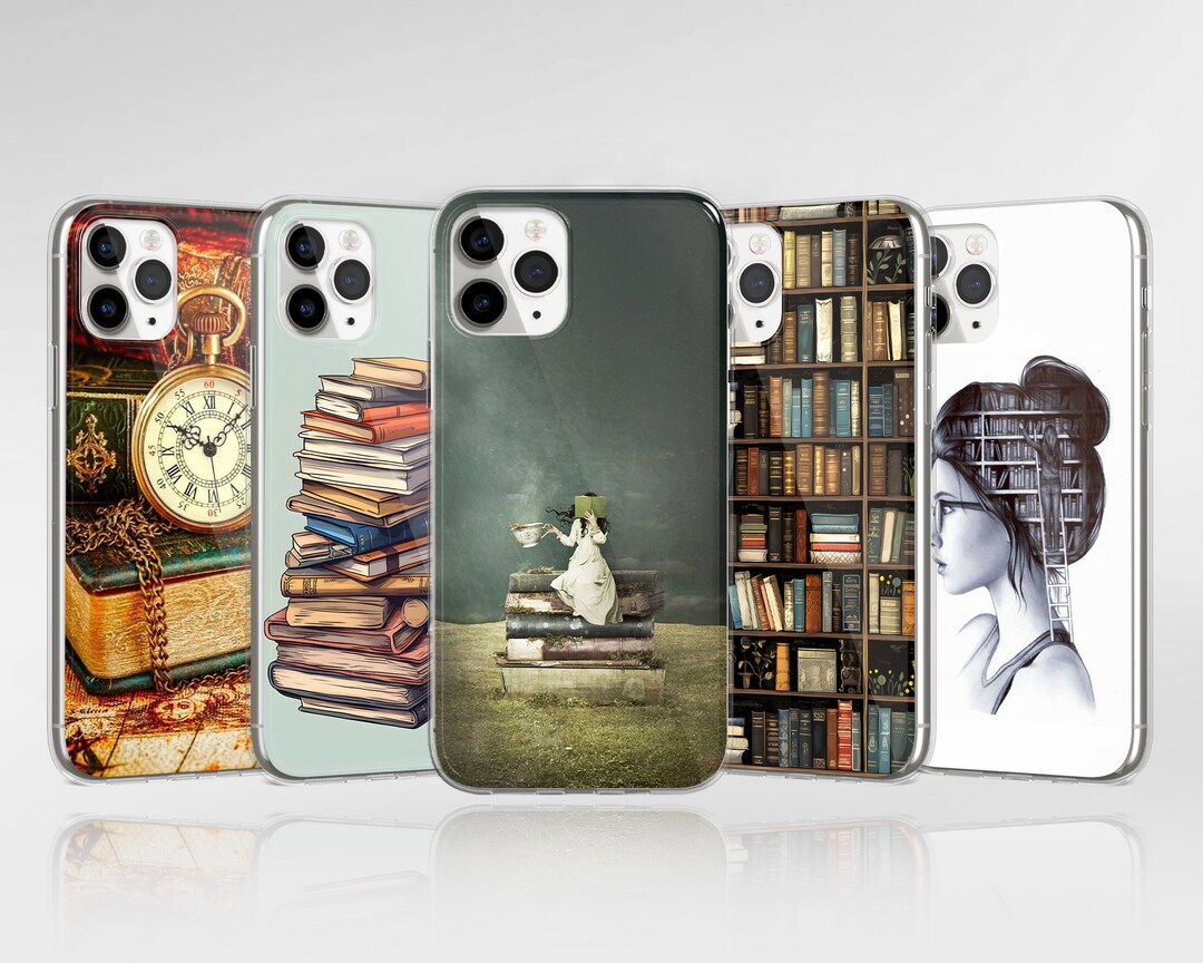 Book Phone Case Book Lover Cover Fit for iPhone 17 Pro Max, 16e, 15, 14 ...