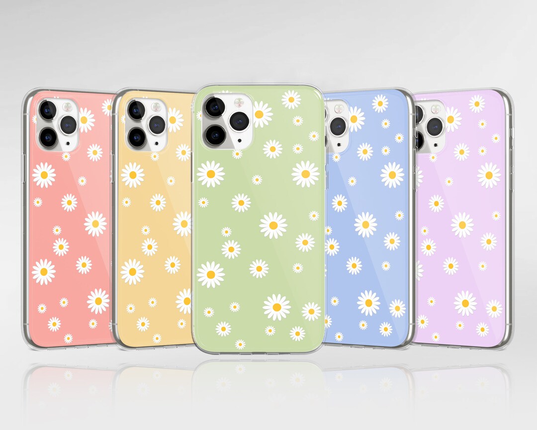 Cute Daisy Phone Case Pastel Flower Cover Fit for iPhone 17 Pro Max ...