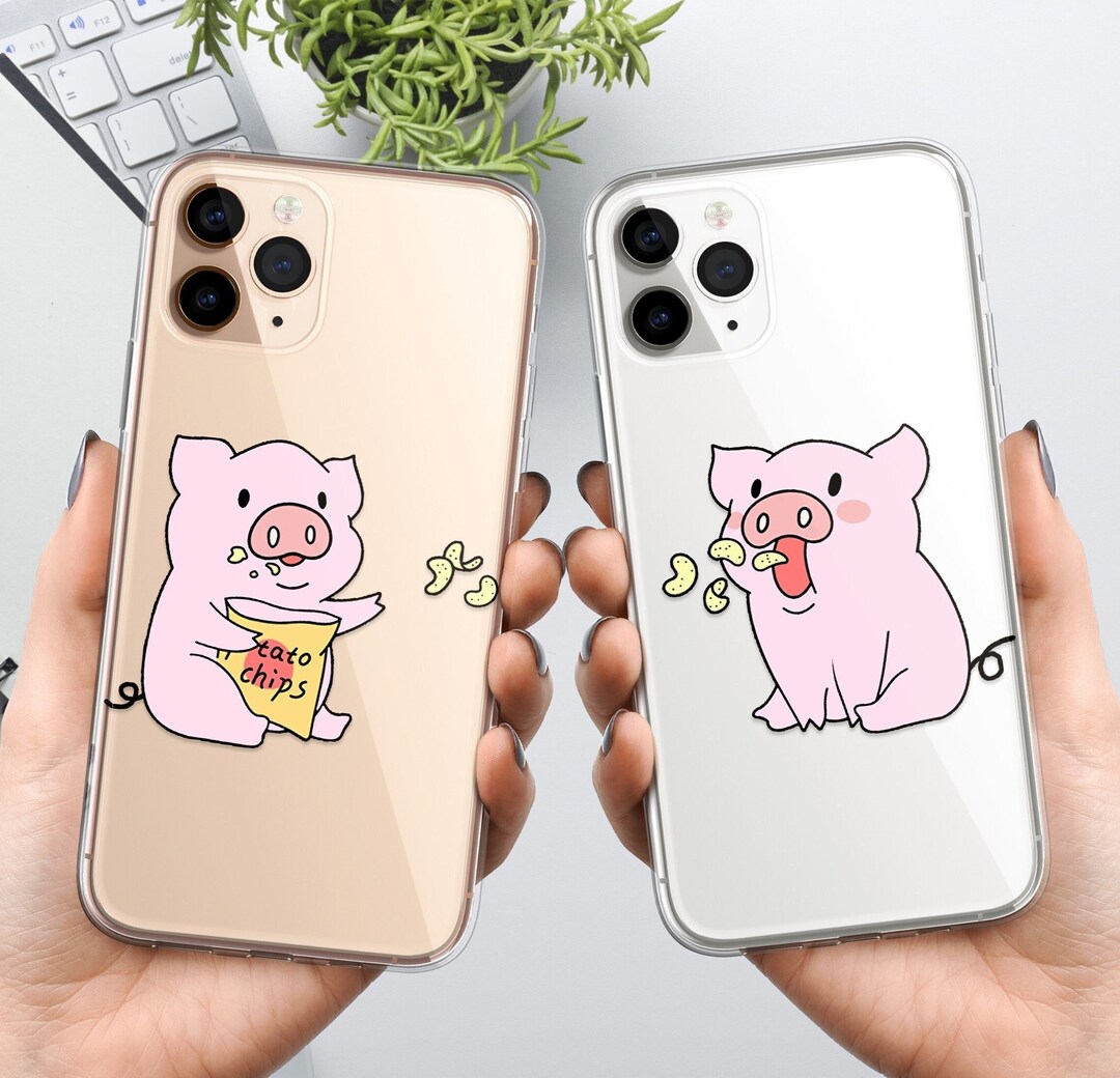 Funny Couple Cartoon Pig Phone Case Cover Fit for iPhone 17 Pro Max ...