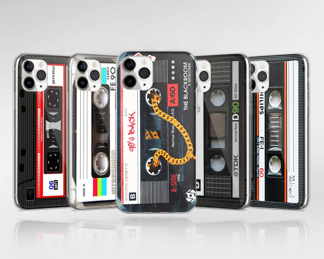 90s Retro Cassette Tape Phone Case Cover Fit for iPhone 17 Pro Max, 16e ...