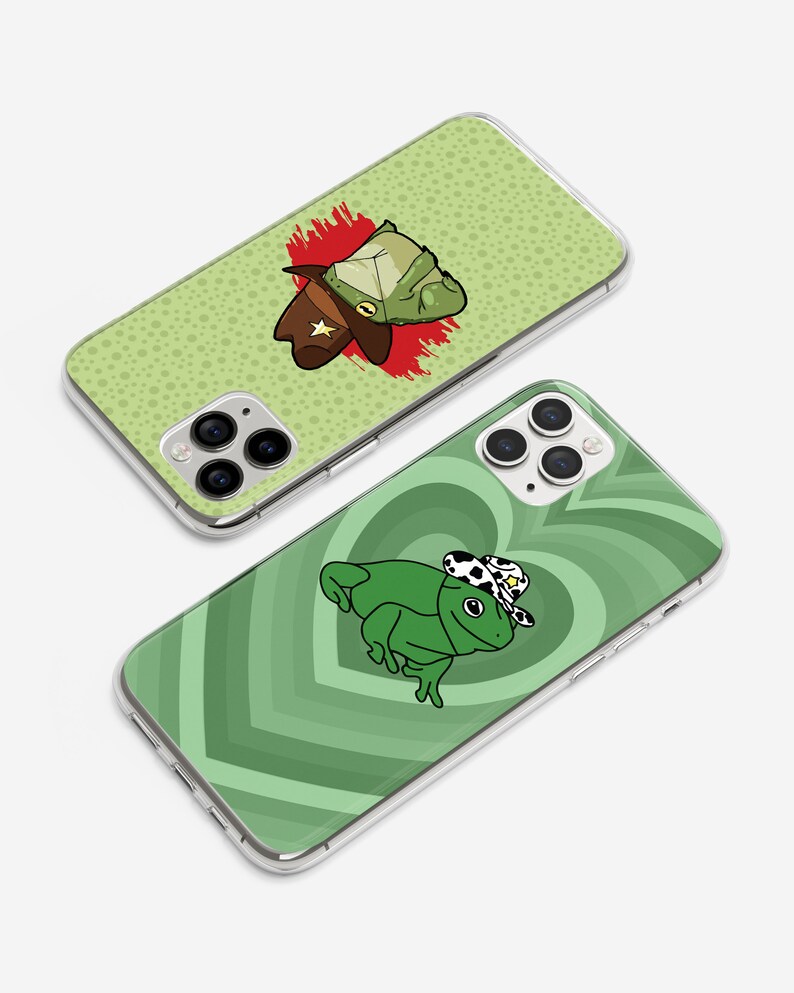 Cowboy Frog Phone Case Cute Frogs Cover Fit for iPhone 17 Pro Max, 16e ...