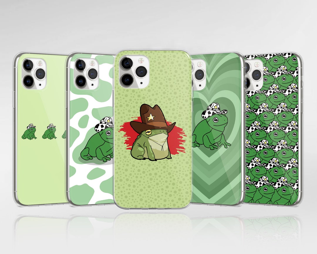 Cowboy Frog Phone Case Cute Frogs Cover Fit for iPhone 17 Pro Max, 16e ...