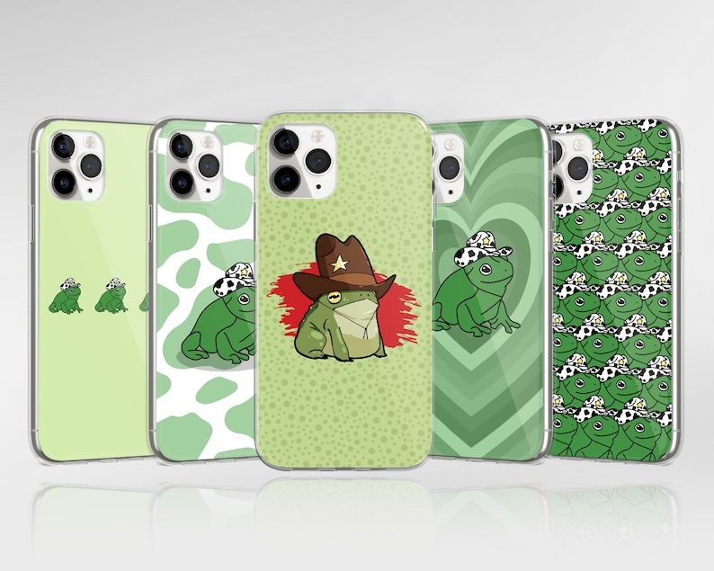 Cowboy Frog Phone Case Cute Frogs Cover Fit for iPhone 15 Pro - Etsy