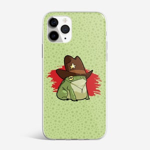 Cowboy Frog Phone Case Cute Frogs Cover Fit for iPhone 17 Pro Max, 16e ...