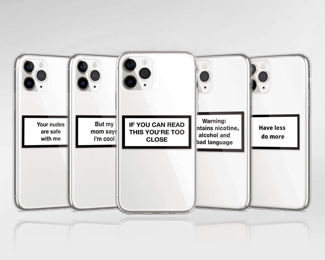 Quote Phone Case Funny Saying Cover Fit for iPhone 17 Pro Max, 16e, 15 ...