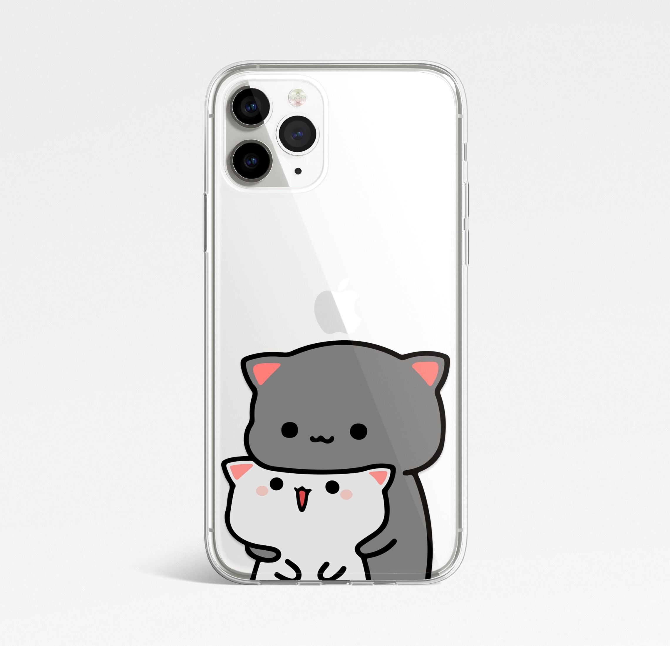 Funny Cartoon Kawaii Cute Cat Couple Phone Case Cover Fit for iPhone 17 ...