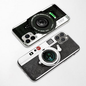 Retro Camera Phone Case Vintage Lens Cover Fit for iPhone 16 Pro Max 15 ...