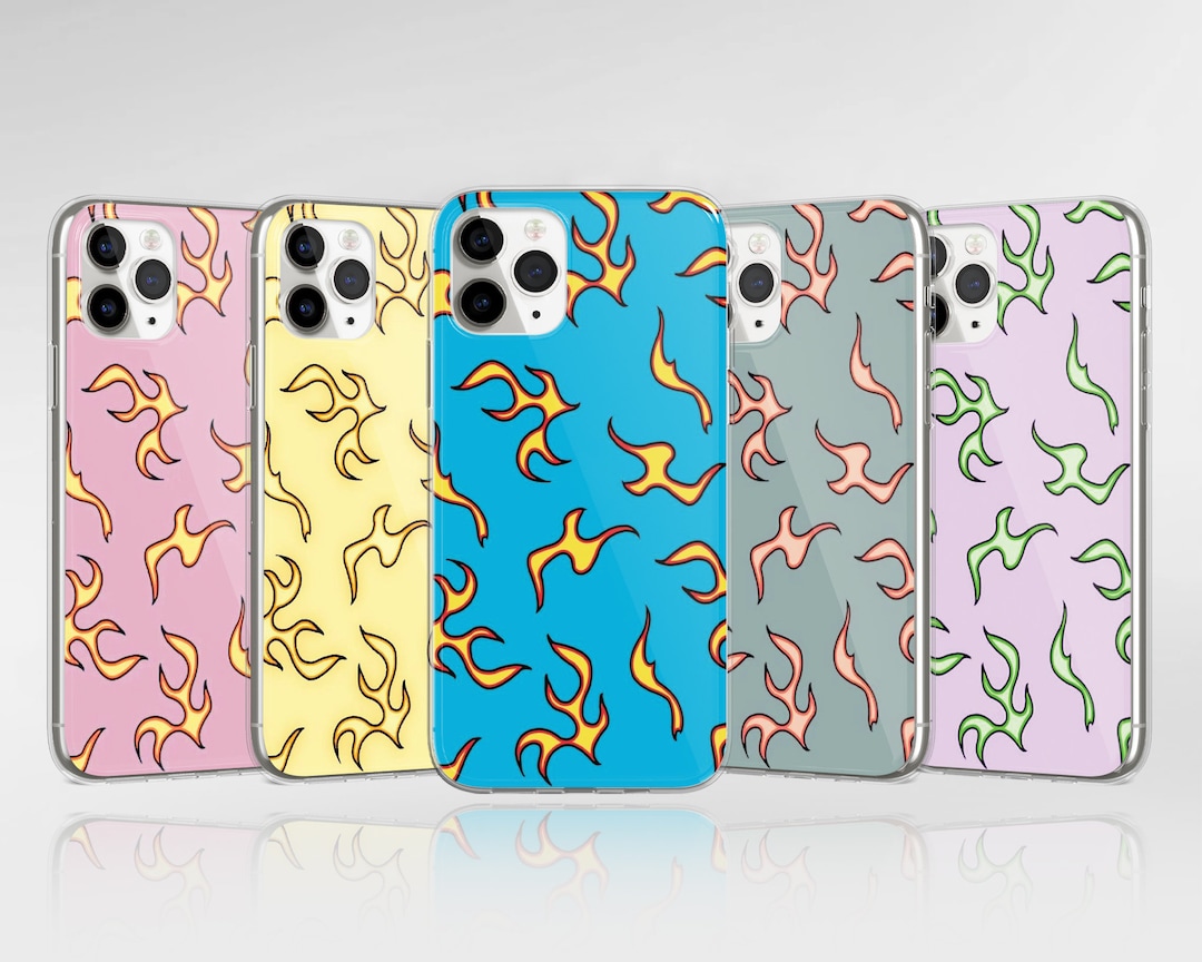 Fire Flames Phone Case Ashtheic Cover Fit for iPhone 17 Pro Max, 16e ...