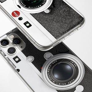 Retro Camera Phone Case Vintage Lens Cover Fit for iPhone 16 Pro Max 15 ...