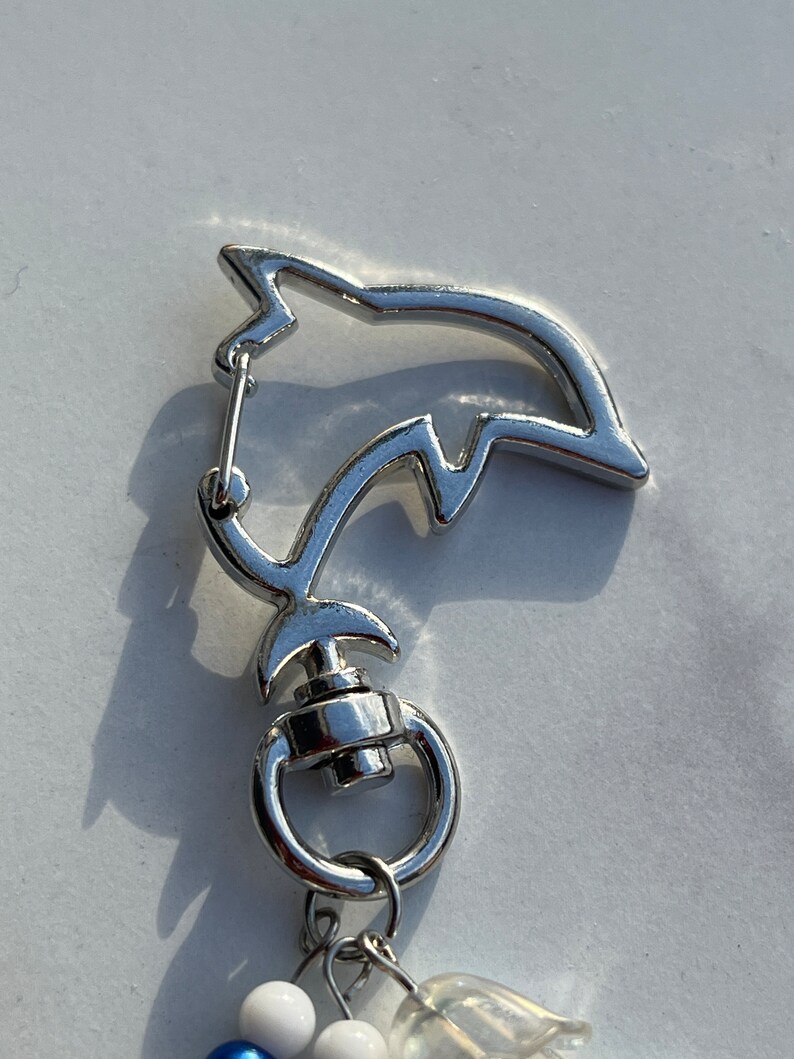 Cute Aesthetic Blue Themed Keychain - Etsy