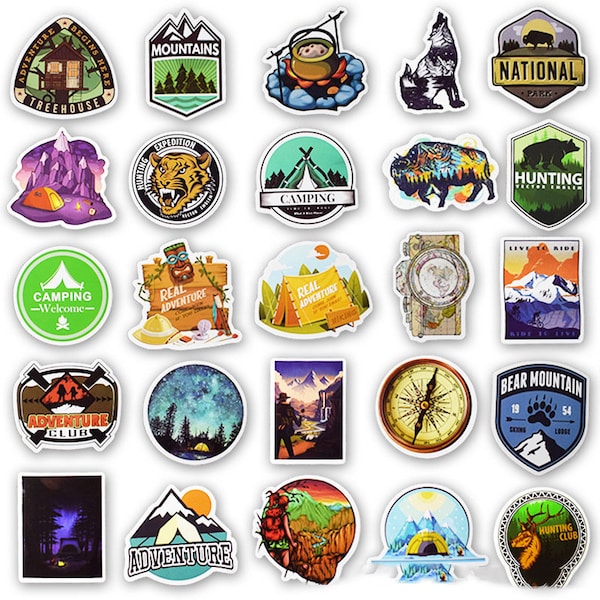 Adventure Motorcycle Sticker - Etsy