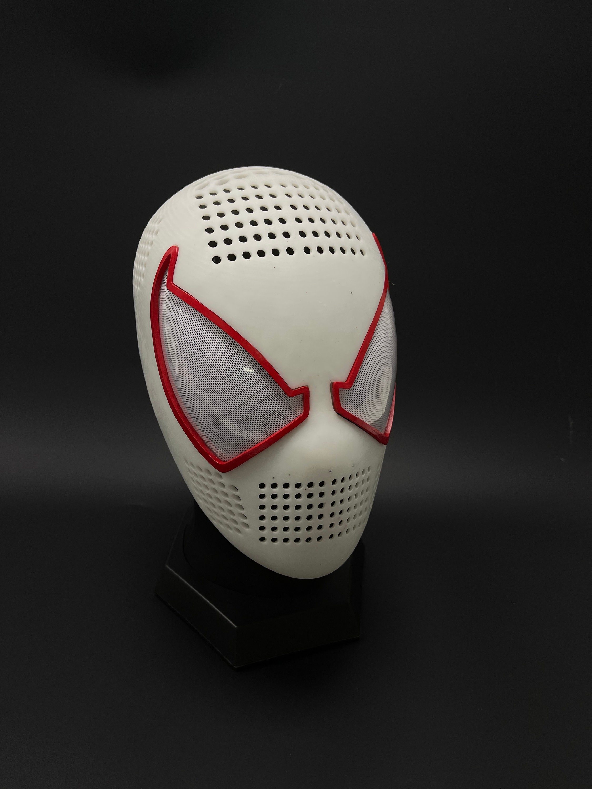 Scarlet Spidermanspider-man 3D Faceshell and Lenses - Etsy