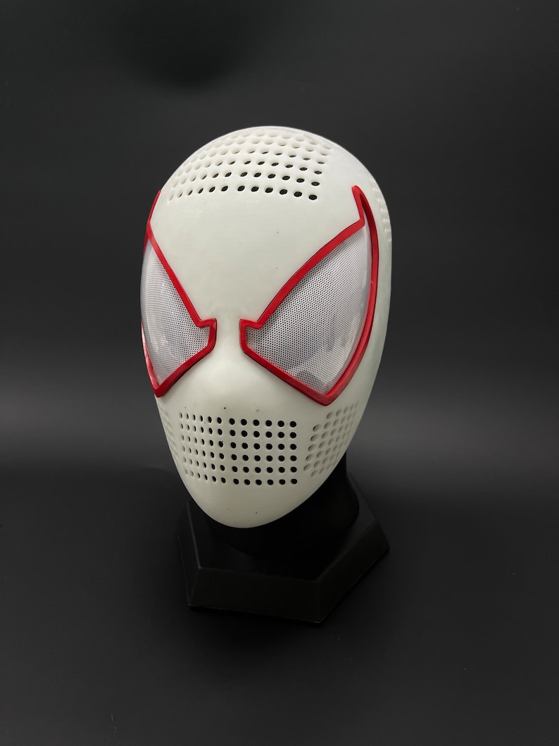 Scarlet Spidermanspider-man 3D Faceshell and Lenses - Etsy
