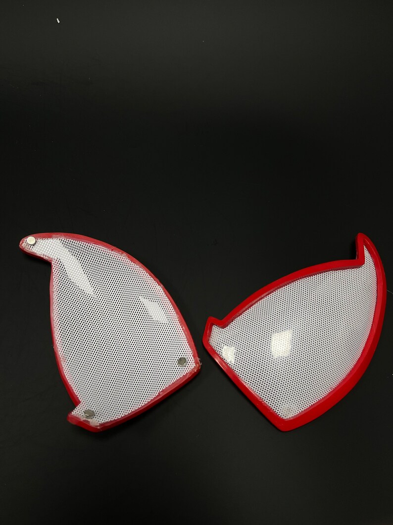 Scarlet Spidermanspider-man 3D Faceshell and Lenses - Etsy