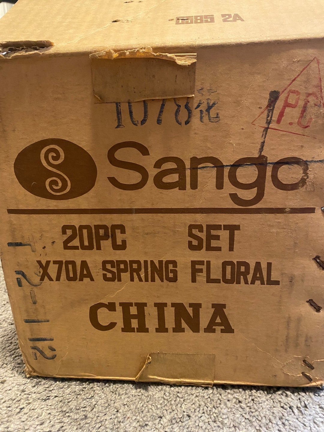 Sango Fine China 20 Pc Full Set - Etsy