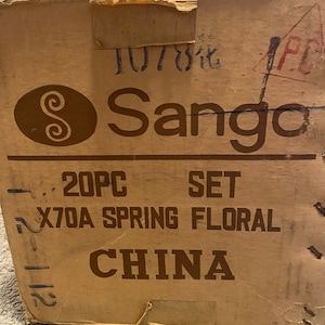 Sango Fine China 20 Pc Full Set - Etsy