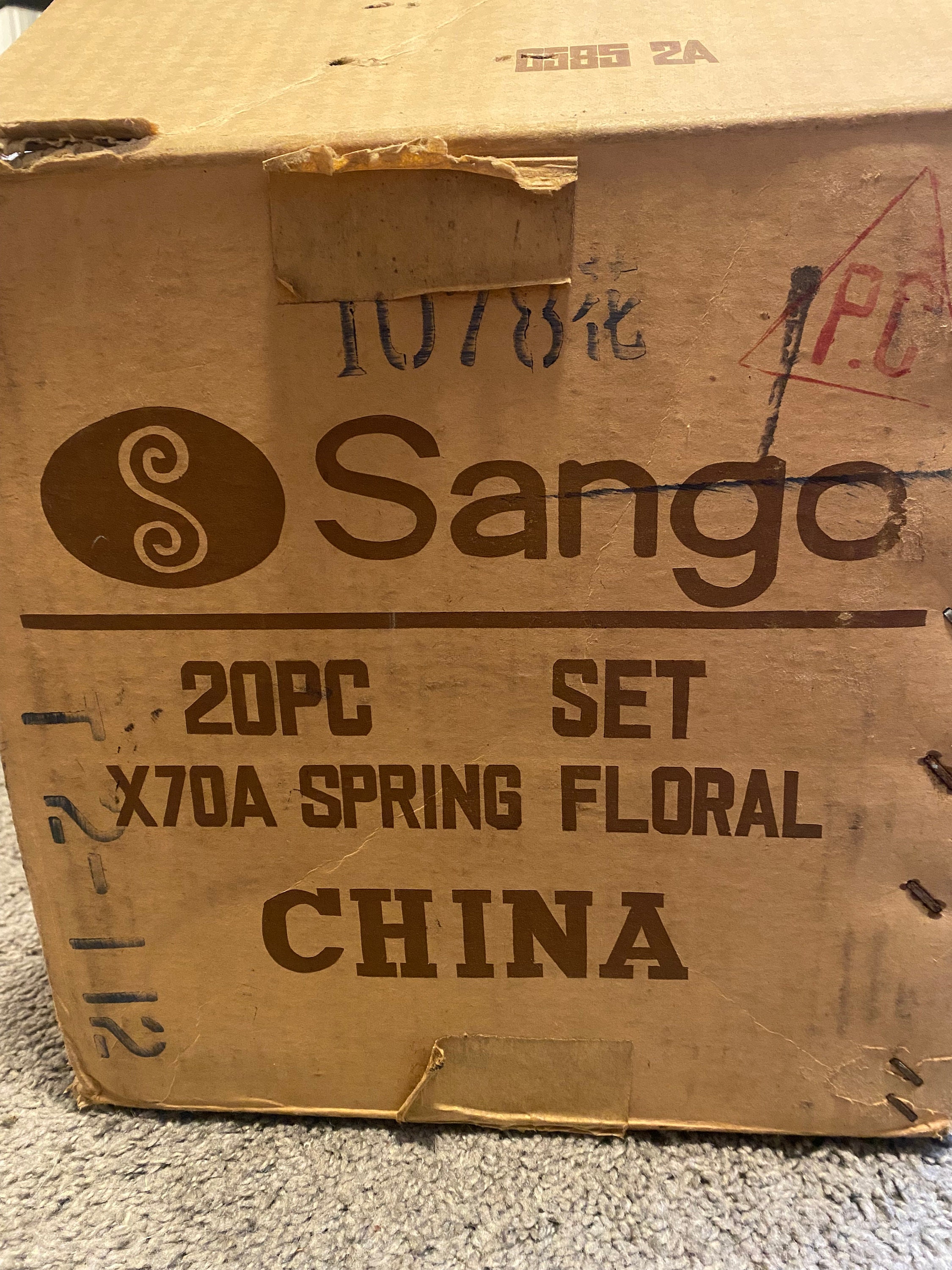 Sango Fine China 20 Pc Full Set - Etsy