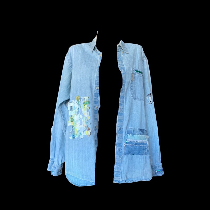 Checkered Denim - Etsy