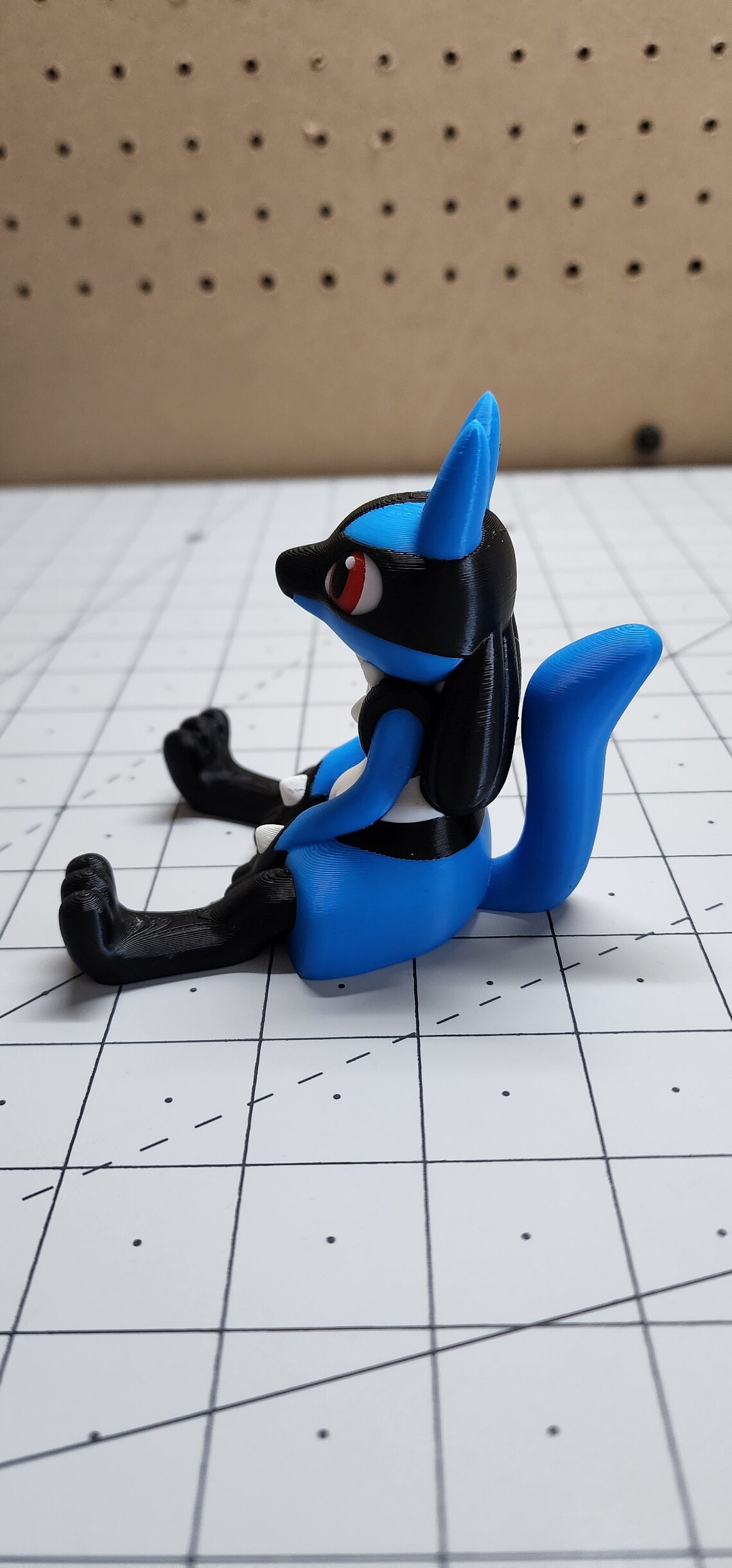 Lucario Figure - Etsy
