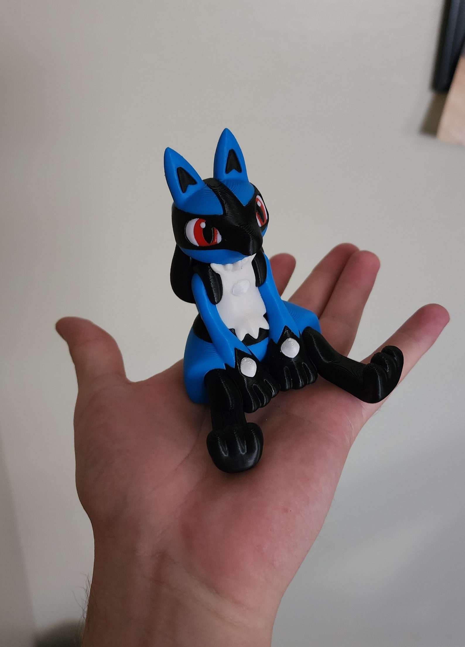 Lucario Figure - Etsy